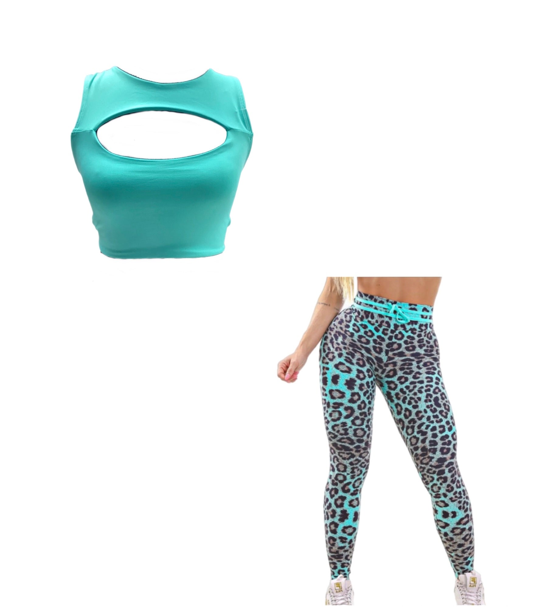 Teal Workout Set – BarbieBabesFashionHouse